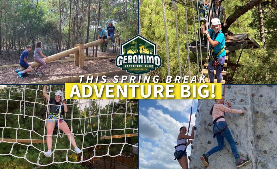 Spring Break Fun!??Ziplining, axe throwing, rock wall climbing, outdoor ...