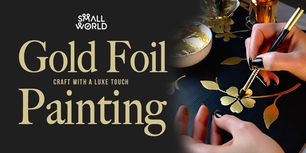 Gold Foil Painting, Third Wave Coffee, HSR Layout: Bengaluru, Bangalore ...