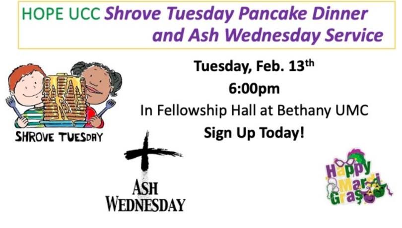 Shrove Tuesday & Ash Wednesday, 2200 Ridge Ave Aurora, IL, United ...