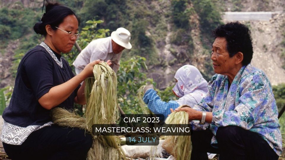 CIAF 2023 Masterclass - Weaving with Yuma Taru, Cairns Convention ...