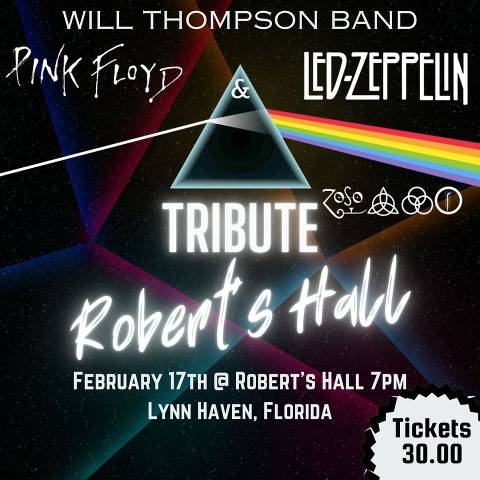 PINK ZEPPELIN TRIBUTE, Roberts Hall, Lynn Haven, 17 February 2024 ...