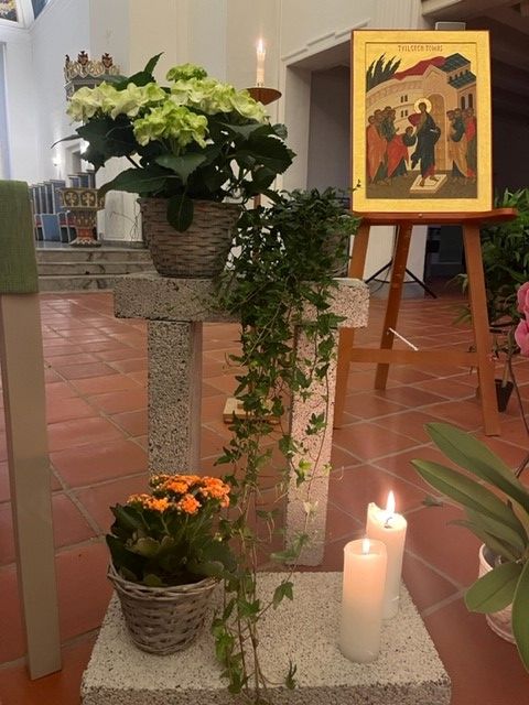 Taizé-kveldsbønn i Glemmen kirke , Glemmen menighet, Fredrikstad, 14 ...