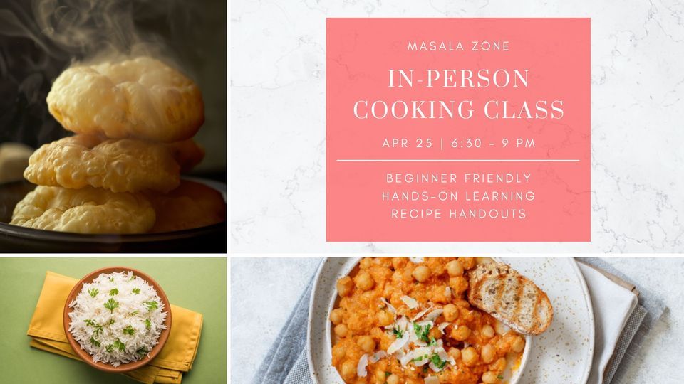 Masala Zone Cooking Class, Puslinch Community Centre, Guelph, 25 April ...