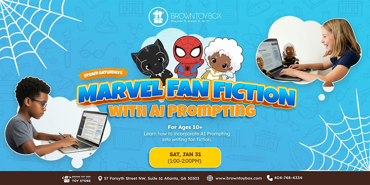 Kids ages 10+ explore Marvel fan fiction while learning how to use AI ...