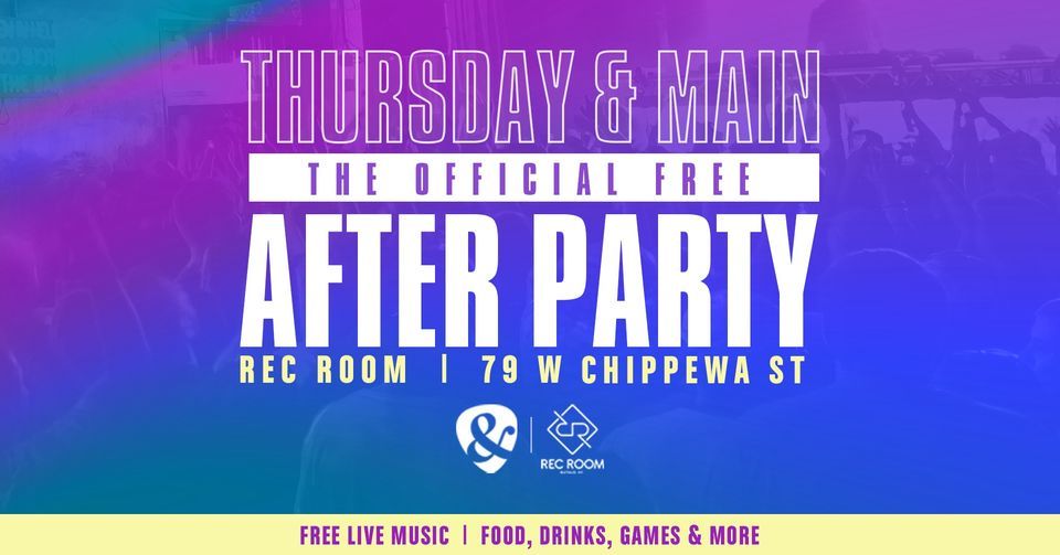 Thursday & Main Official & Free After Party with HUNKS OF FUNK, Rec ...