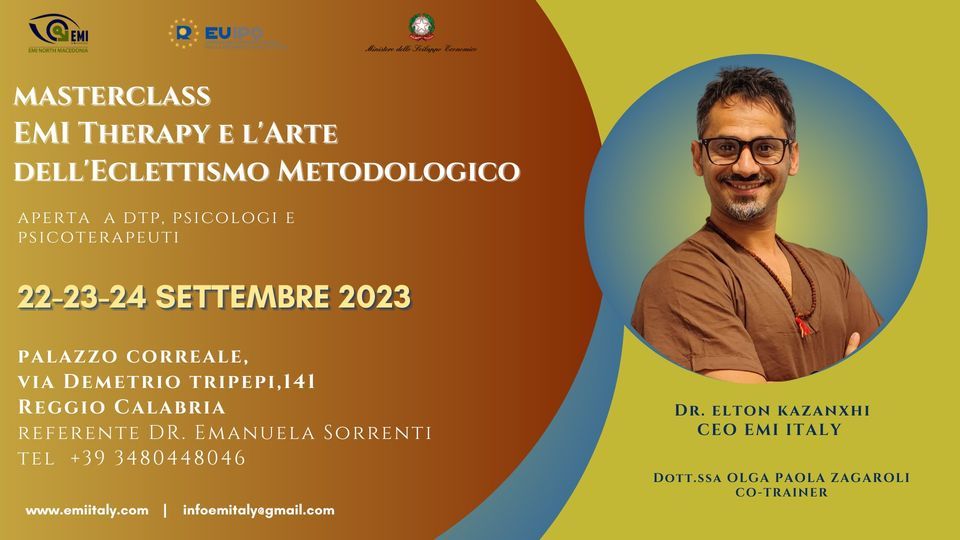 MasterClass EMI Therapy e larte dellEclettismo Metodologico - Calabria ...