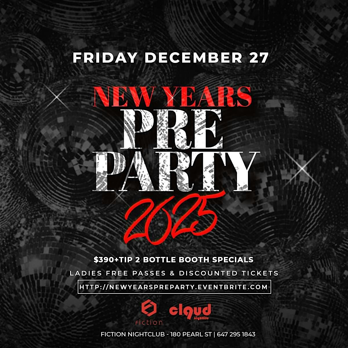 NEW YEARS PRE PARTY @ FICTION | FRI DEC 26 | FREE ENTRY, Fiction ...
