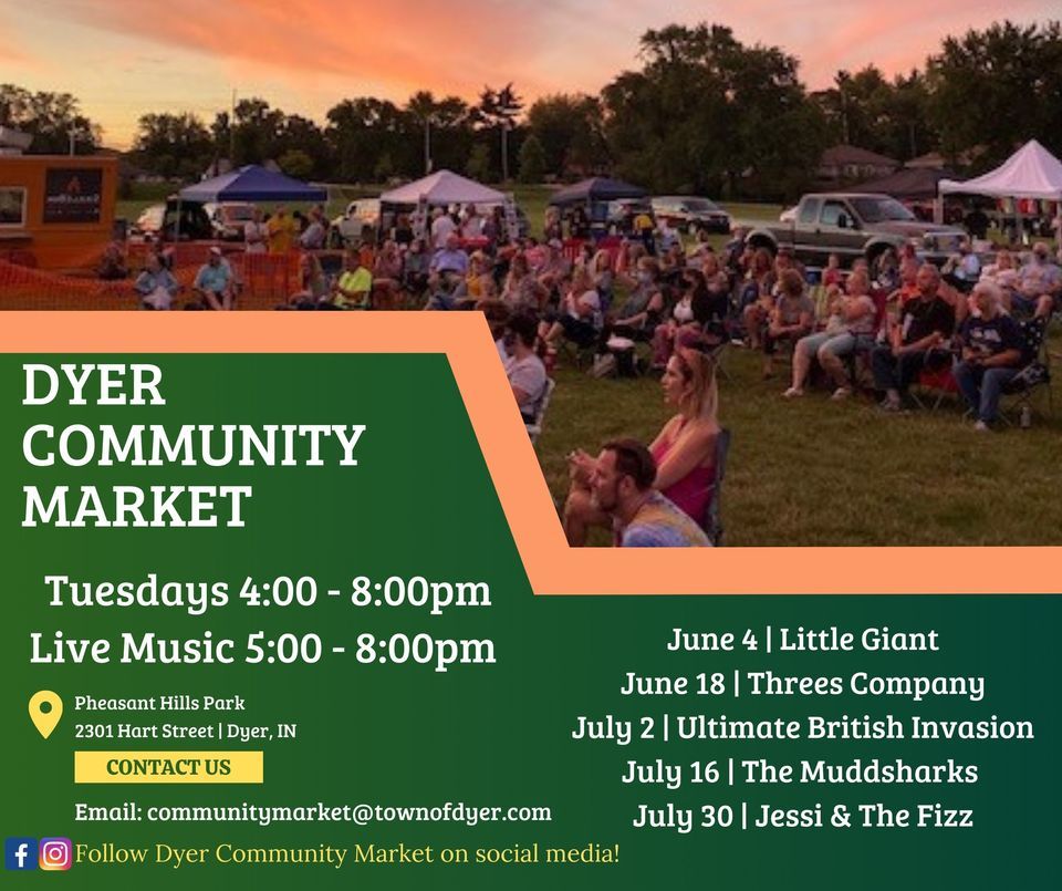 Dyer Community Market, Pheasant Hills Park, Dyer, 4 June 2024 | AllEvents.in