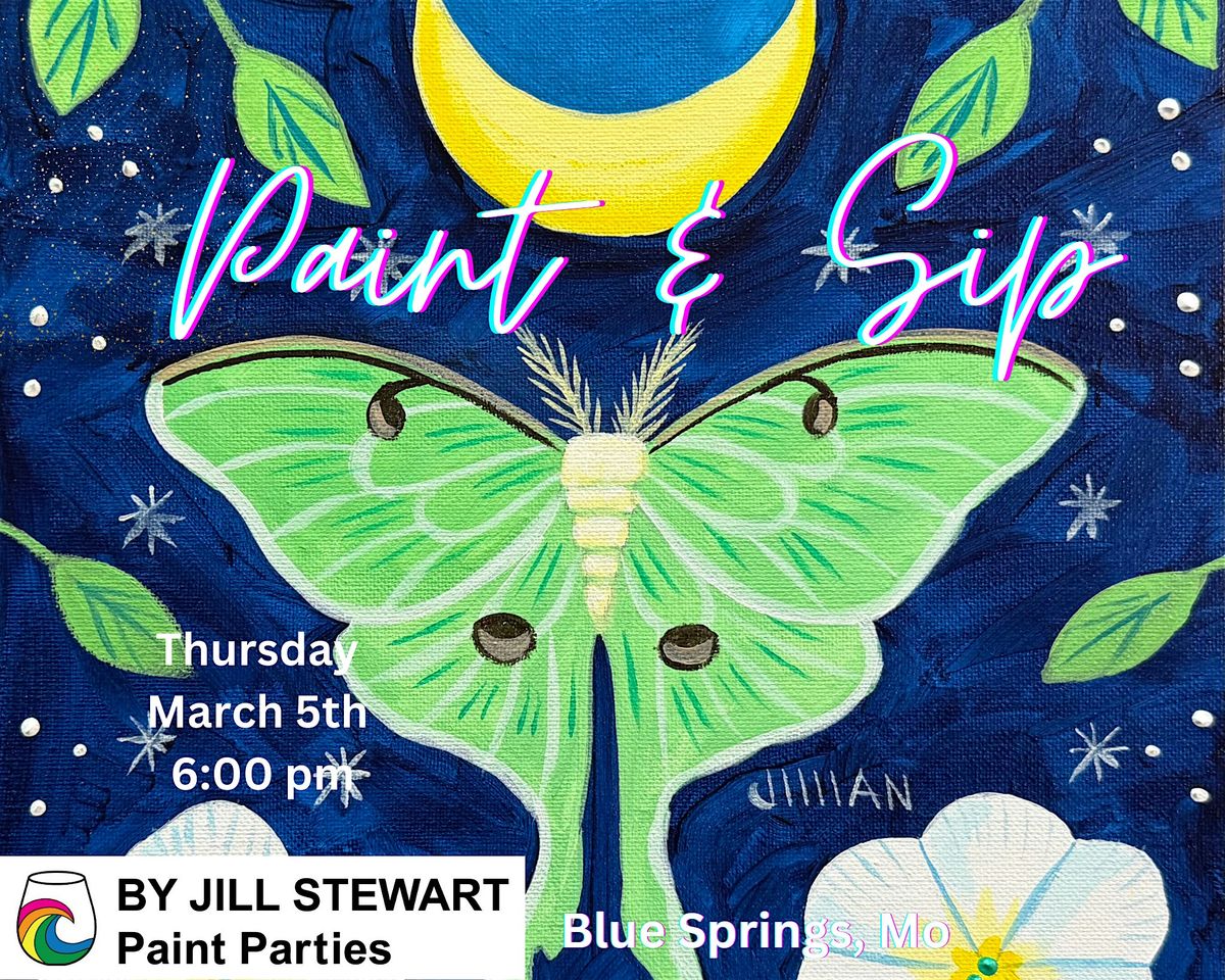 Luna Moth Paint Party, 25110 E Strode Rd, Blue Springs, 5 March 2026 ...