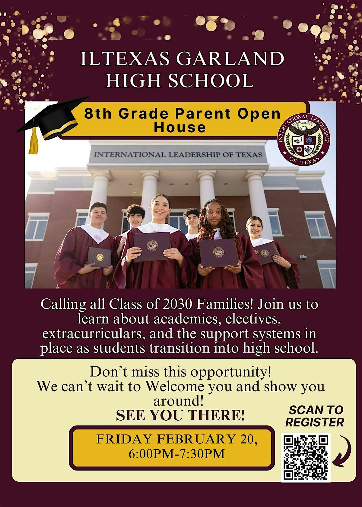 Garland High School 8th Grade Parent Open House, International ...