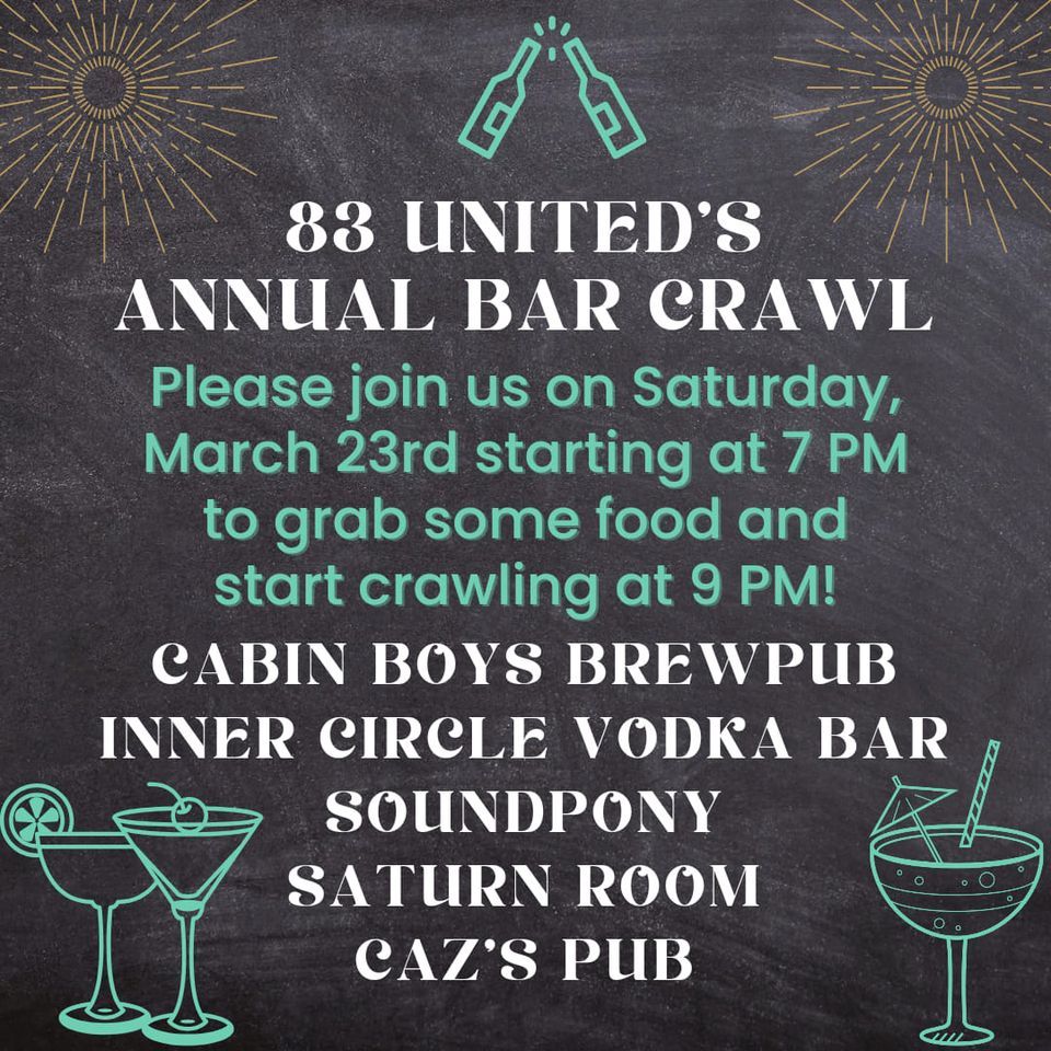 8th Annual (roughly) Bar Crawl, Downtown Tulsa, Oklahoma, 23 March 2024 ...