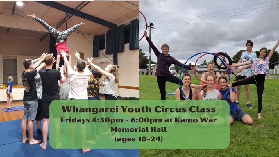 Whangarei Youth Circus Class, Kamo Memorial Hall, Whangarei, 8 March ...