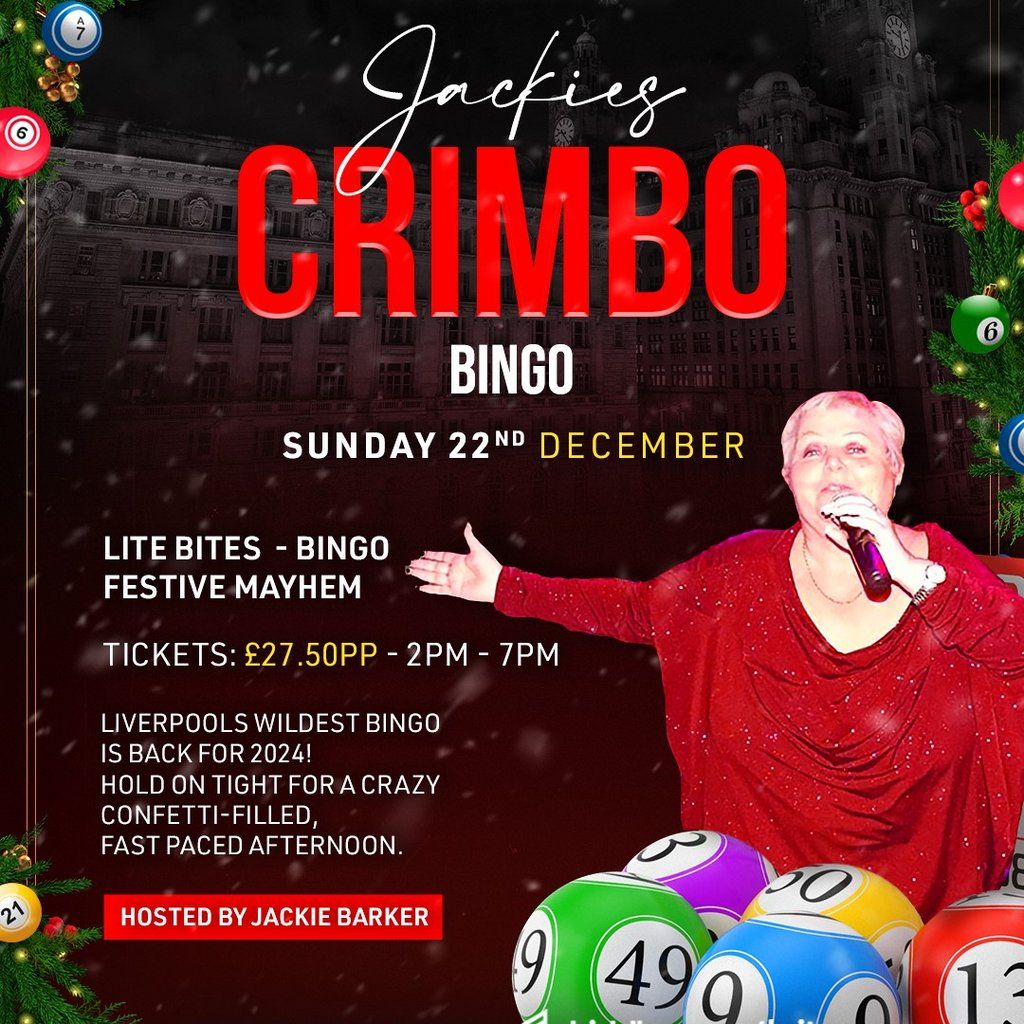 Jackies Jingle Bell Crimbo Bingo 2024!, The Bentley, Liverpool, 22 ...