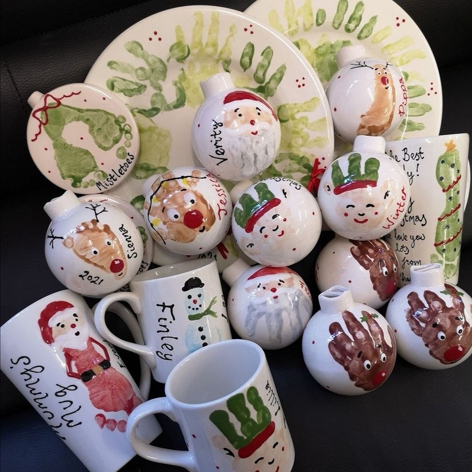 Christmas Ceramic Keepsakes with Pink Parrot Pottery, Go Bananas, Earls ...