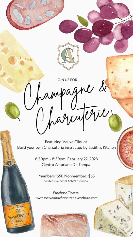 Champagne & Charctuerie!, Centro Asturiano de Tampa, 22 February 2023 | AllEvents.in