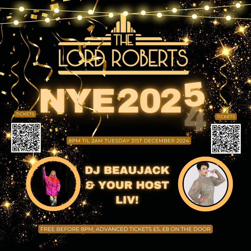 The Lord Roberts Nottingham NYE 2024, The Lord Roberts, Nottingham, 31 ...