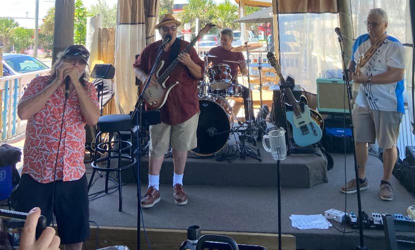 The FOG Band at the Beach Shack, Beach Shack, Cocoa Beach, 10 May 2024 ...