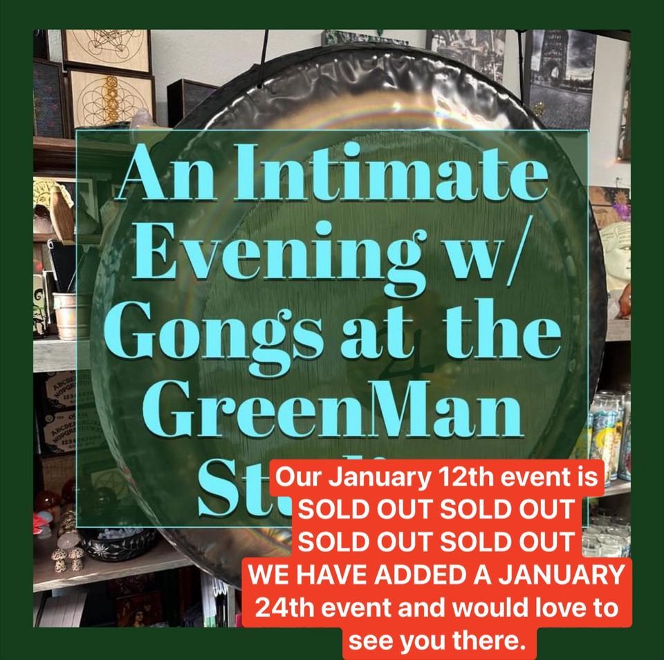 An Intimate Evening with Gongs at the Greenman Studios, 771 East ...