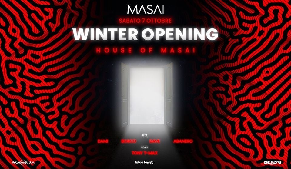 Opening Winter Season Masai Club - Sabato 7 Ottobre , Masai-Club Cagli ...