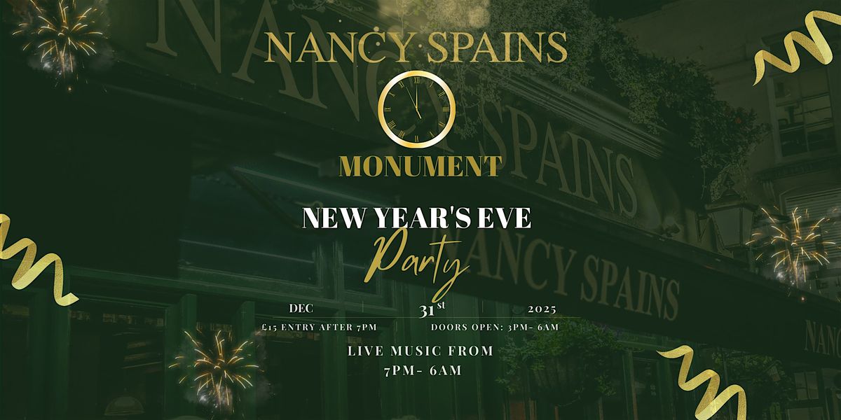 New Years Eve Party - Nancy Spains Monument, Nancy Spains - Monument ...