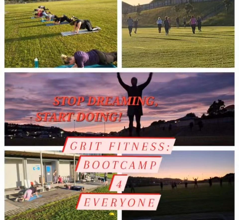GRIT Fitness: BOOTCAMP 4 EVERYONE , Alex Moore Park, Wellington, 5 ...