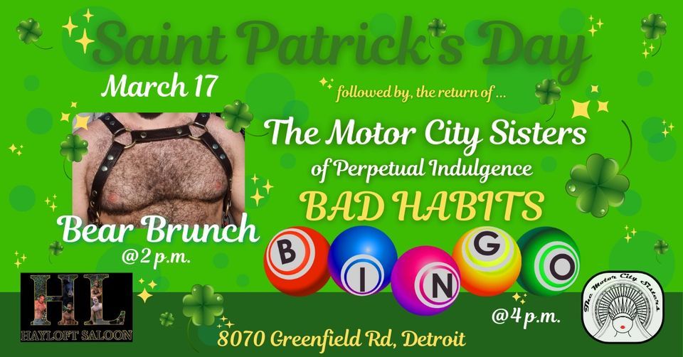 Bad Habit Bingo, Hayloft Saloon, Dearborn, 17 March 2024 | AllEvents