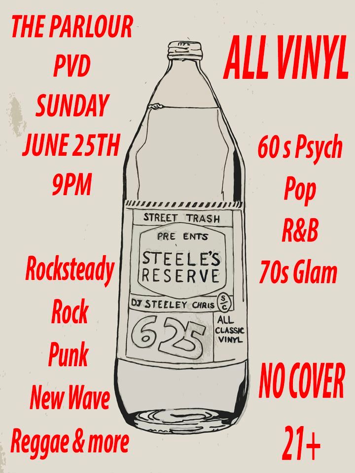 ALL VINYL DANCE PARTY W/ DJ STEELE CHRIS PUNK R&B REGGAE ROCKSTEADY ...