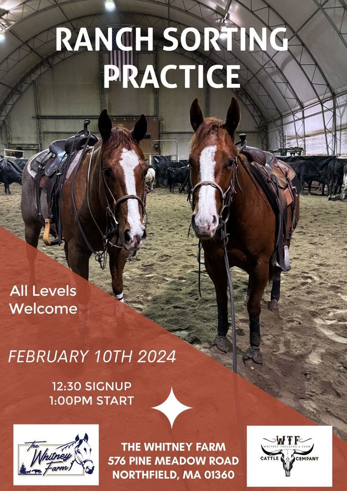 Ranch Sorting Practice , 576 Pine Meadow Road, Northfield, MA, February 10 2024 | AllEvents.in