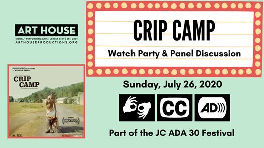 Crip Camp: Netflix Watch Party & Panel Discussion, July 26 to July 27 ...