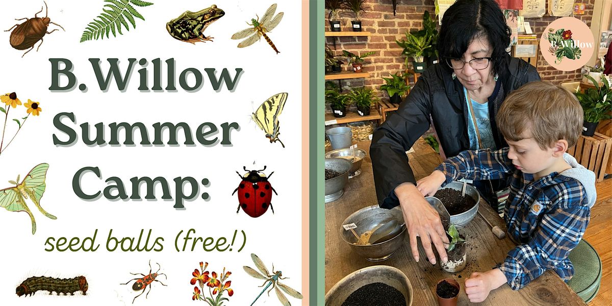 B.Willow Summer Camp: Seed Balls (free!), B. Willow, Baltimore, 2 June ...