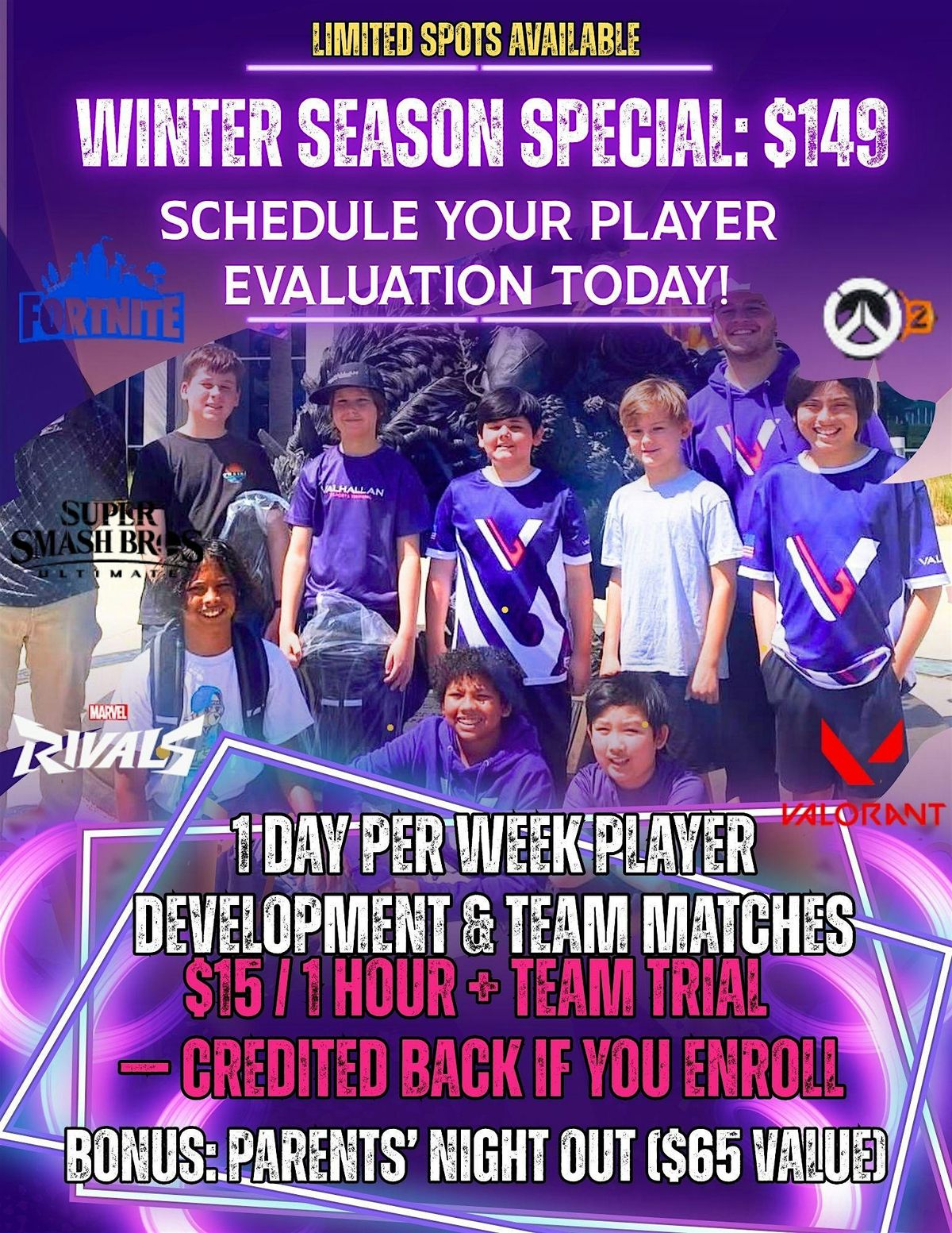 Valhallan Youth Esports Winter Season (Fortnite),(Valorant)(Marvel ...