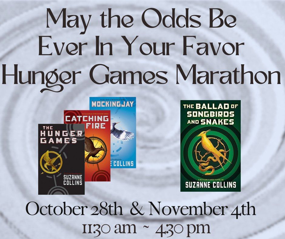 May the Odds Be Ever In Your Favor: A Hunger Games Marathon, Southfield ...