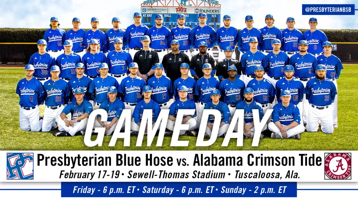 Presbyterian Blue Hose at Alabama Crimson Tide Baseball, Sewell-Thomas ...