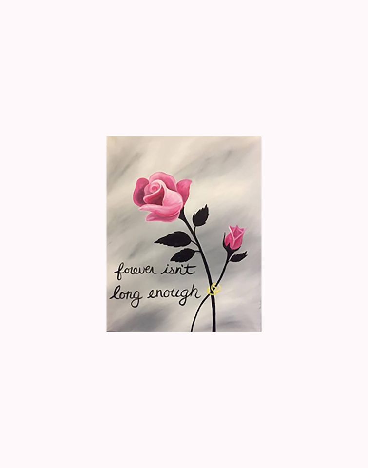 Mimosa Saturday – Forever Isn’t Long Enough at Wine and Canvas Paint ...