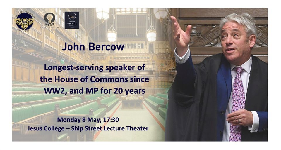 John Bercow, longest-serving Speaker of the House of Commons and ex-MP ...