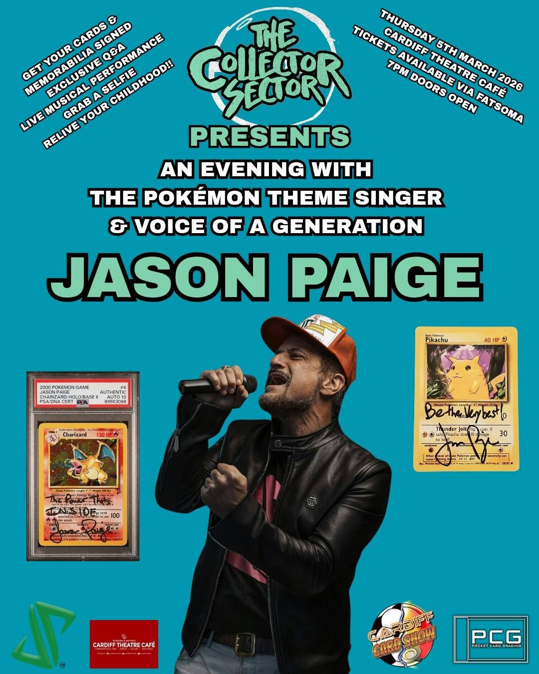 An Evening With Jason Paige (original Pokémon theme singer) , Cardiff ...