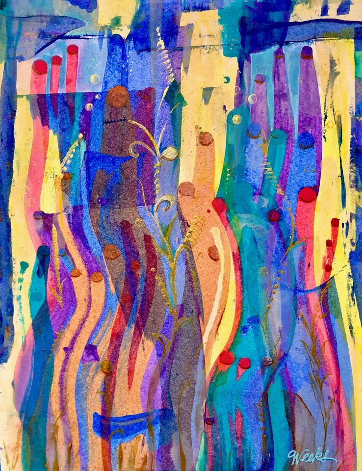 Abstract Acrylics: Beyond The Brush with MaryK Weeks, Arlene's Artist ...