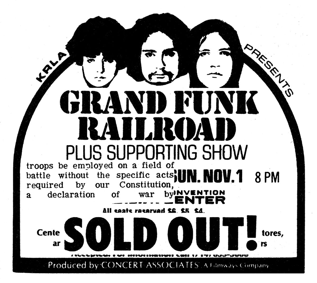 Grand Funk Railroad (Concert), Harrahs Cherokee Resort Event Center, 31 ...