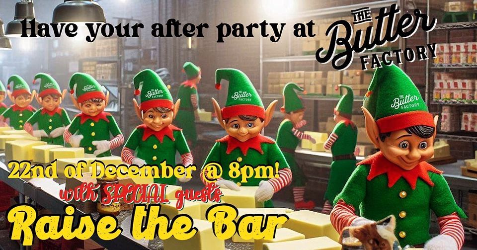 Live at The Butter Factory, Friday 22nd December from 8.30pm., The ...