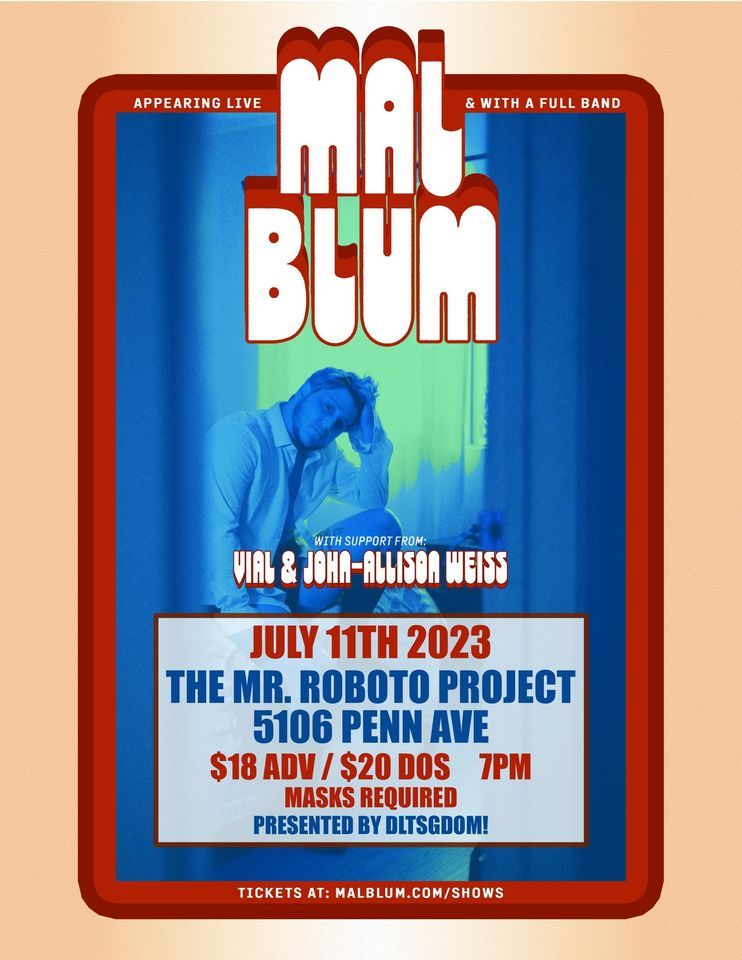 Mal Blum w/ VIAL + John-Allison Weiss at Roboto, The Mr. Roboto Project ...
