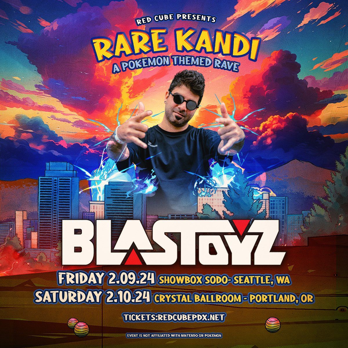 Rare Kandi - A Pokemon Themed Rave, Baltimore Soundstage, 8 June 2024 ...