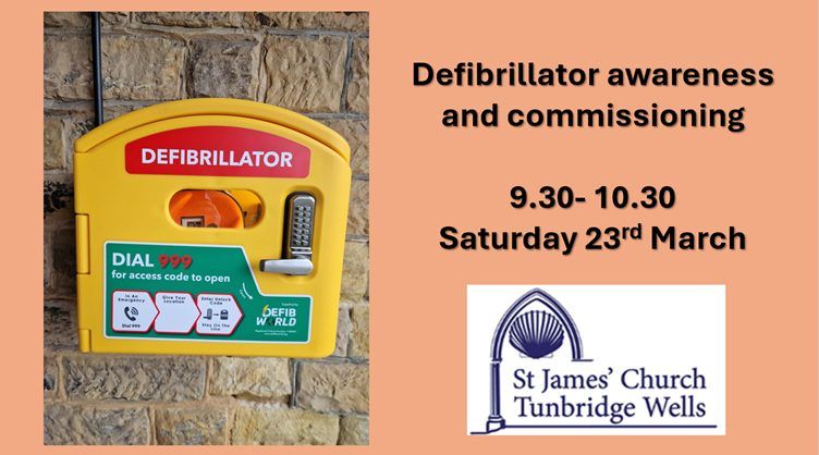 Defibrillator Awareness and Commissioning, St James Church, Ferndale ...