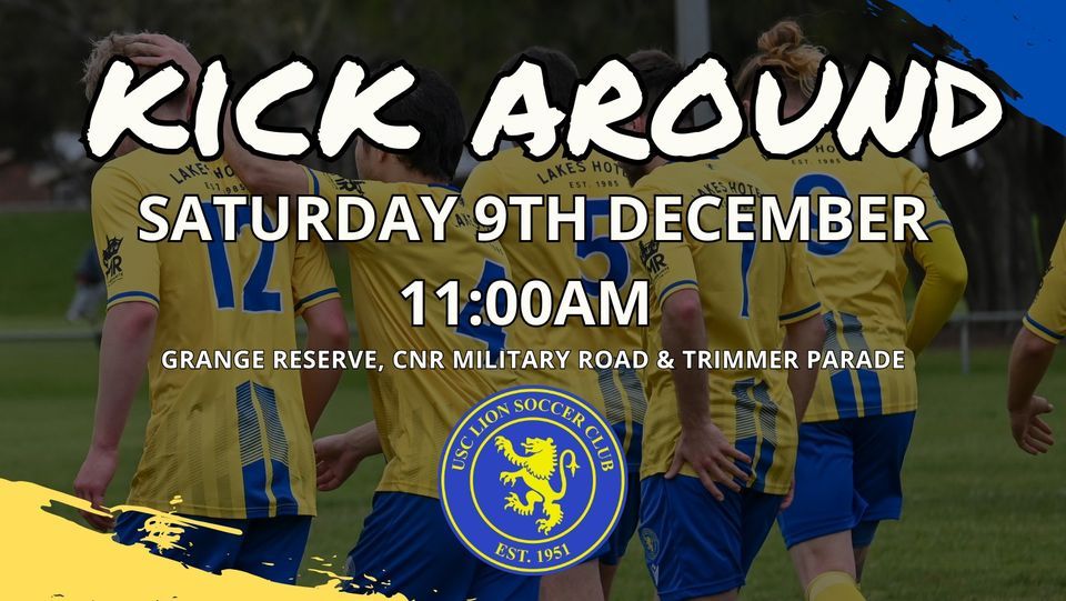 USC Lion Kickaround, Grange Sports Complex, Morphett Vale, 14 December ...