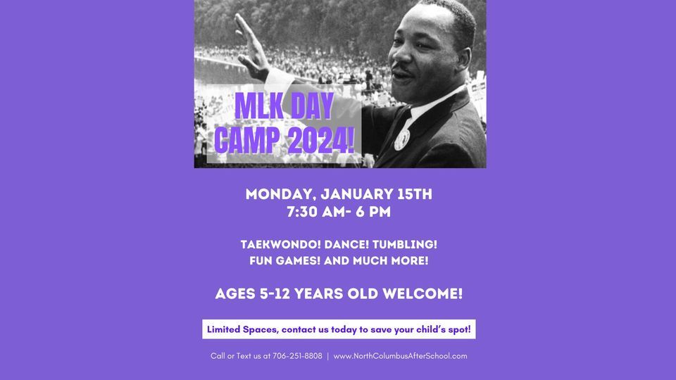 MLK Day Camp!, Momentum After School & Summer Program, Columbus ...