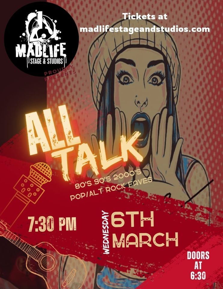 All Talk - High-Energy Pop & Alt Rock from the 80s, 90s, & 00s ...