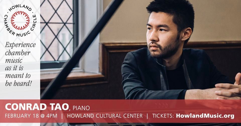 Conrad Tao, piano, Howland Cultural Center, Beacon, 18 February 2024 ...