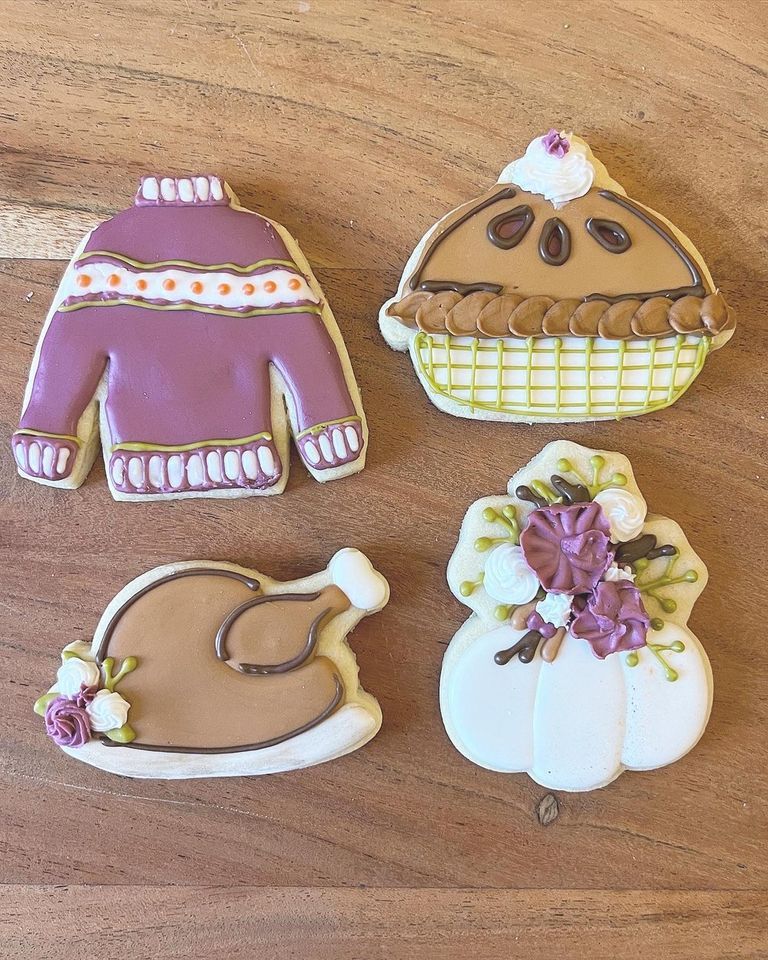 Decorate Your Own Thanksgiving Sugar Cookies with Sarah from Pips ...