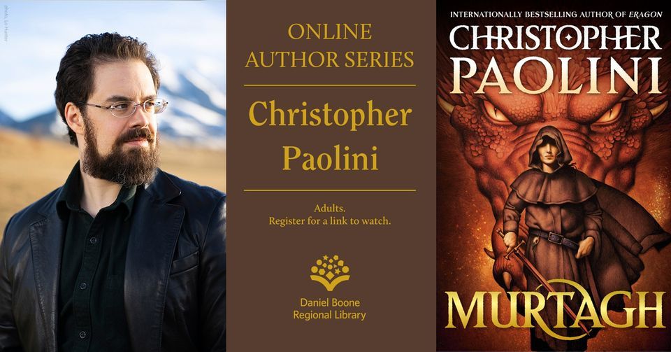 Online Author Talk With Christopher Paolini - 20 Years of Dragon-Riding ...