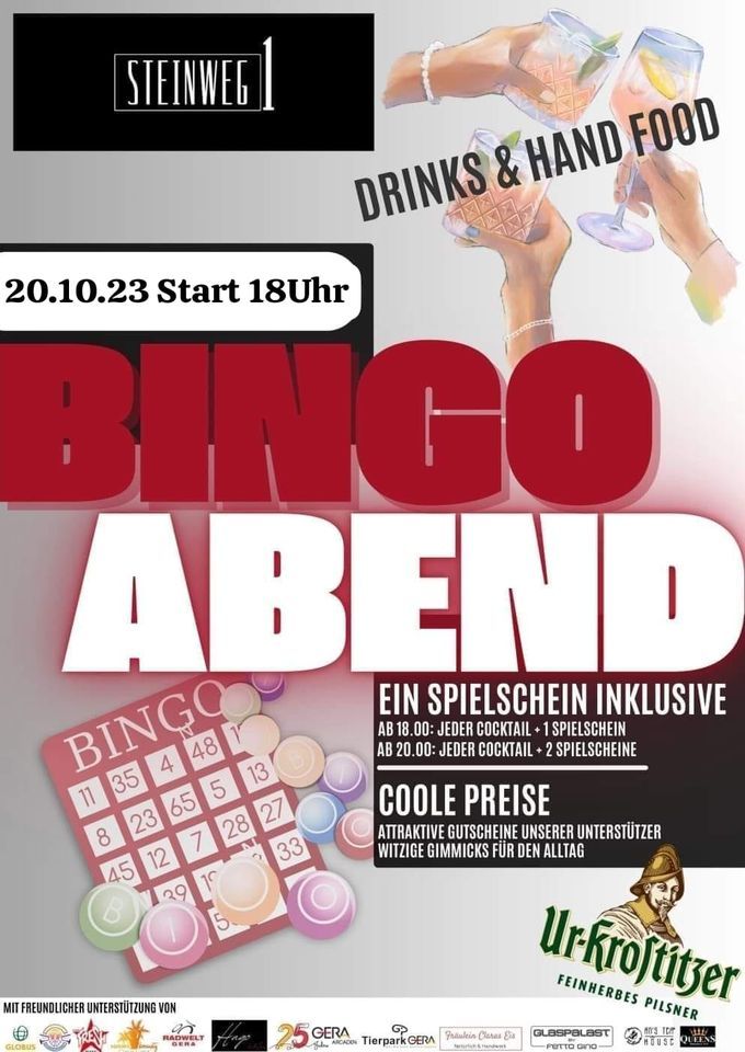 Bingo-Gaudi, Gera, 20 October 2023 | AllEvents