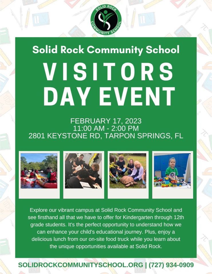 Visitors Day, Solid Rock Community School, Tarpon Springs, 17 February ...